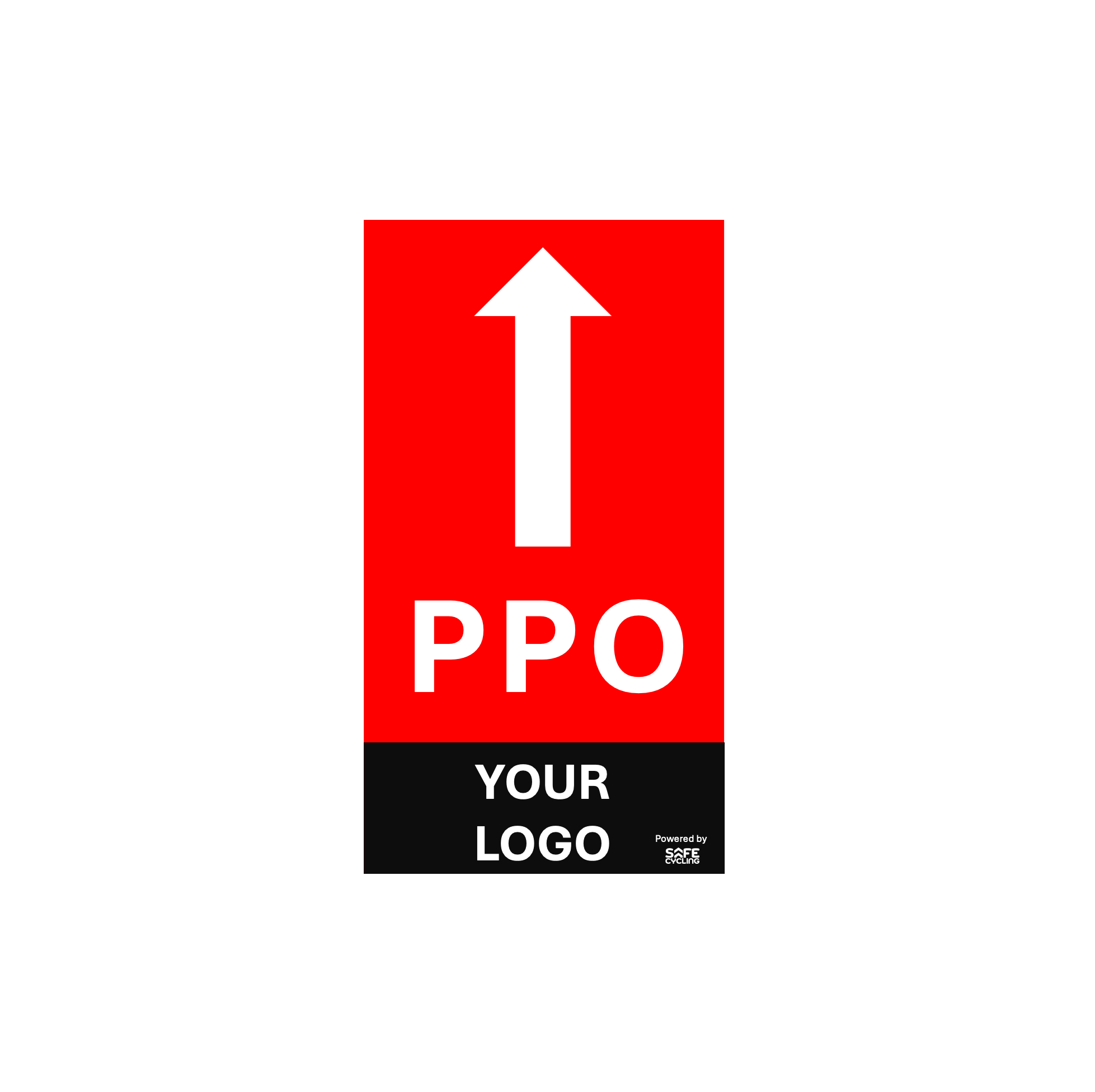 PPO Directional Arrow – Shop Safe Cycling